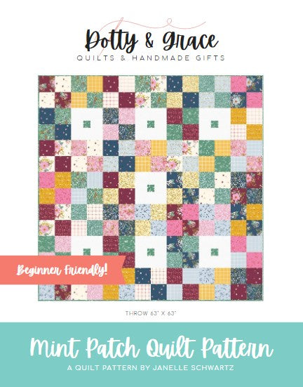 New Pattern! Mint Patch Pattern Release!! – Dotty & Grace