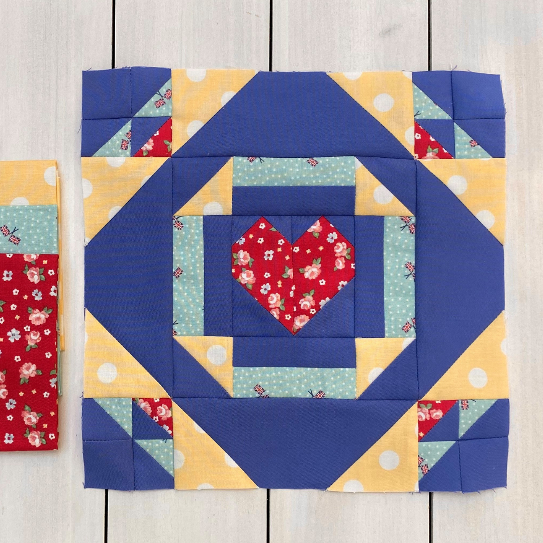 Sweetheart Block - RBD Block Challenge 2022 – Dotty & Grace